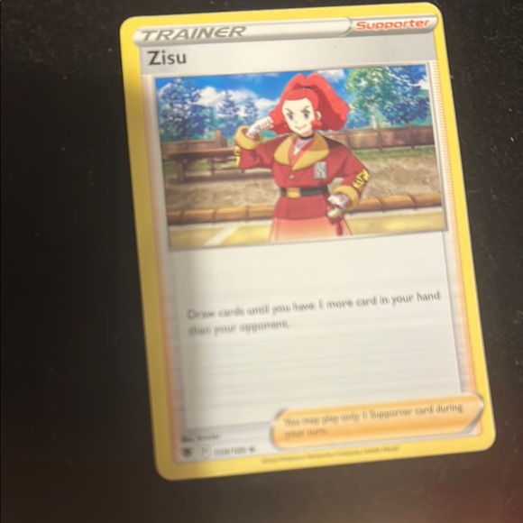 Pokemon | Games | Pokemon Trainer Zisu Card Red And Yellow | Poshmark